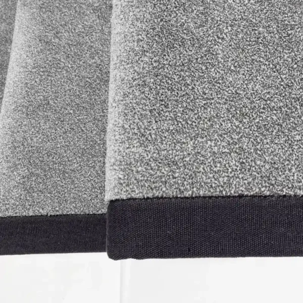 Add refined style with the Black Border Mist Stair Runner